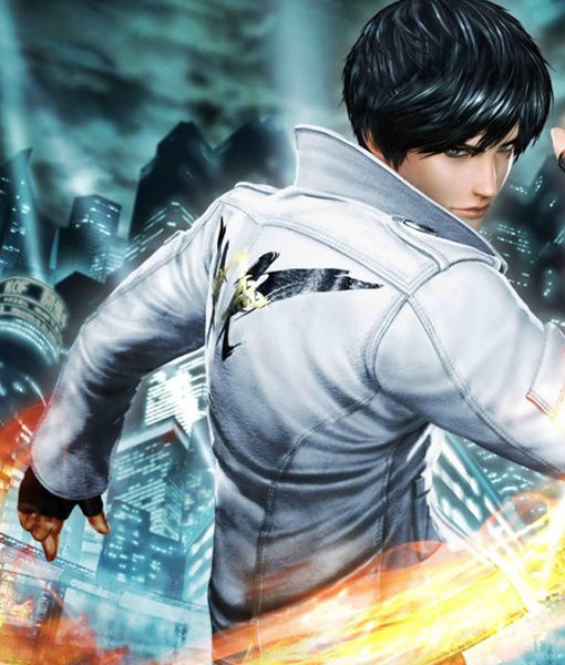 Kyo Kusanagi White Leather Jacket in The King of Fighters World