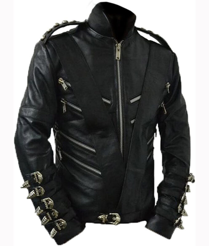 Michael Jackson Bad Leather Jacket in Black Color - NYC