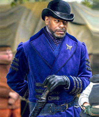 Into The Badlands Nathaniel Moon Blue Trench Coat | NycJackets