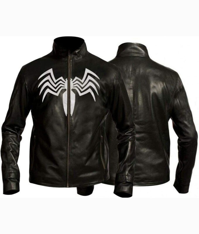 Spiderman Venom Black Leather Jacket | NycJackets