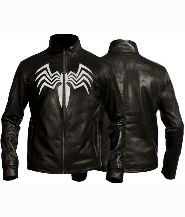 Spiderman Venom Black Leather Jacket | NycJackets