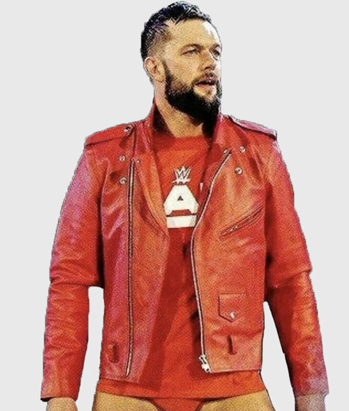 Finn Balor Leather Jacket | Latest Red Balor Club Jacket I NYC Jackets
