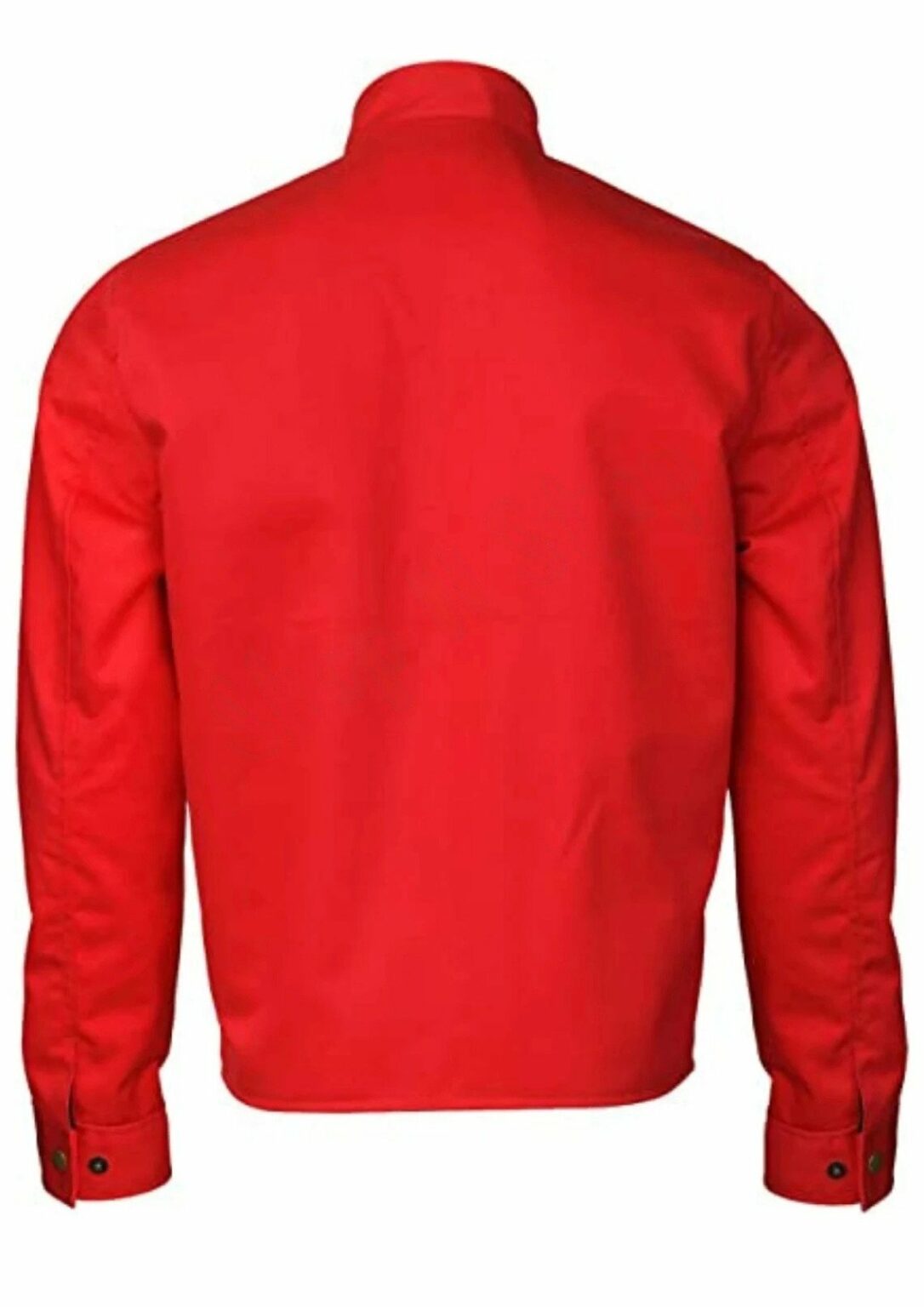 Elvis Presley Speedway Red Cotton Jacket With White Stripes