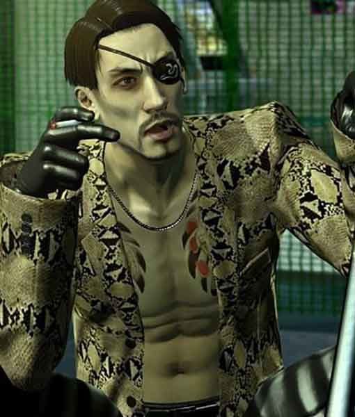 Goro Majima Yakuza Like A Dragon Jacket | Snakeskin Jacket with Free ...
