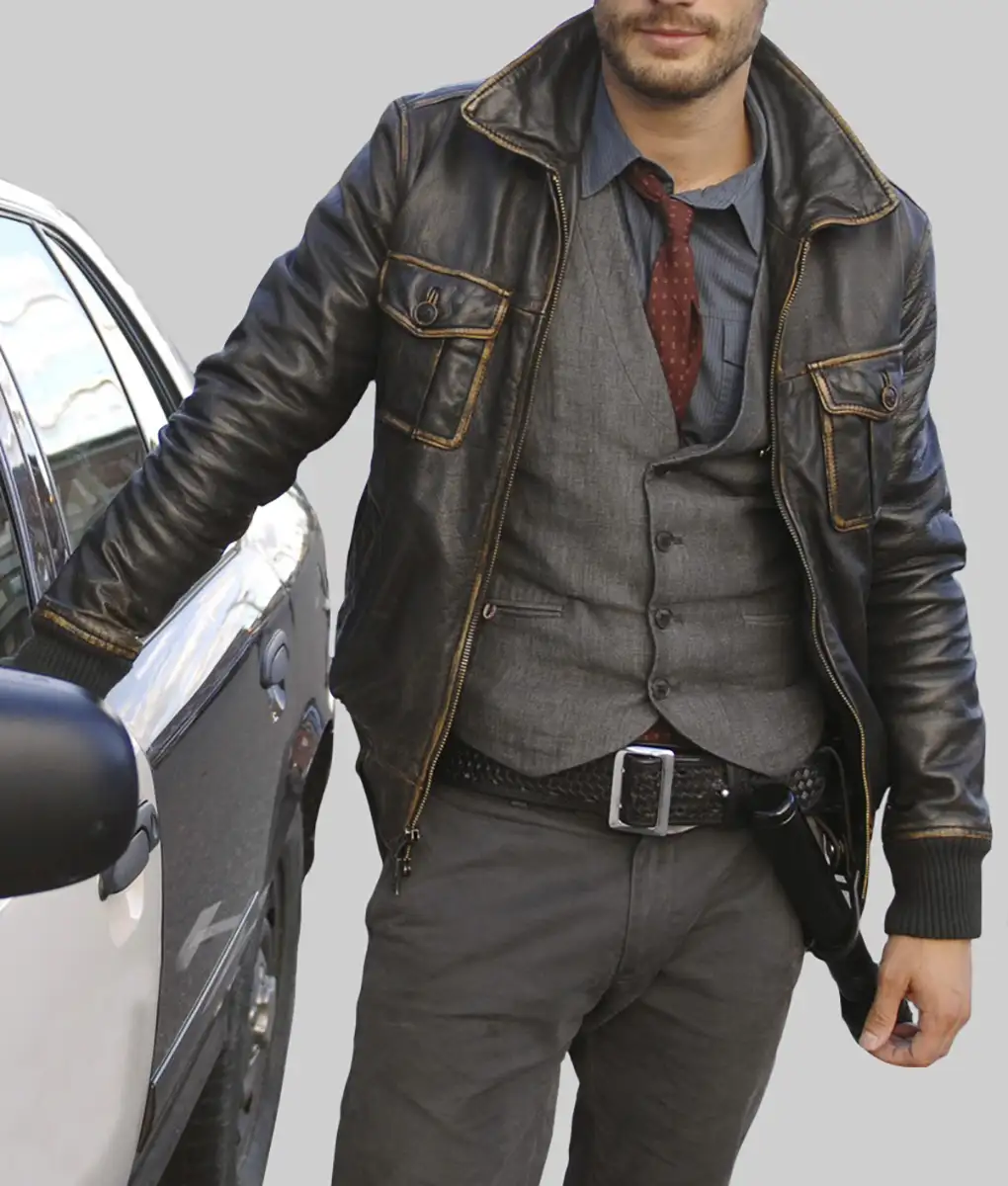 Sheriff Graham Once Upon a Time Jacket | Jamie Dornan Jacket with Free ...