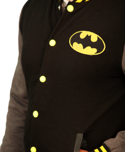Batman Varsity Jacket With Classic Logo | NycJackets