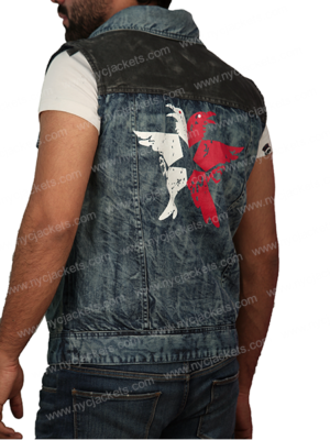 Infamous Second Son Delsin Rowe Denim Vest - Nycjackets