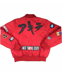 Akira Multi Patch Bomber Jacket | NYCJackets