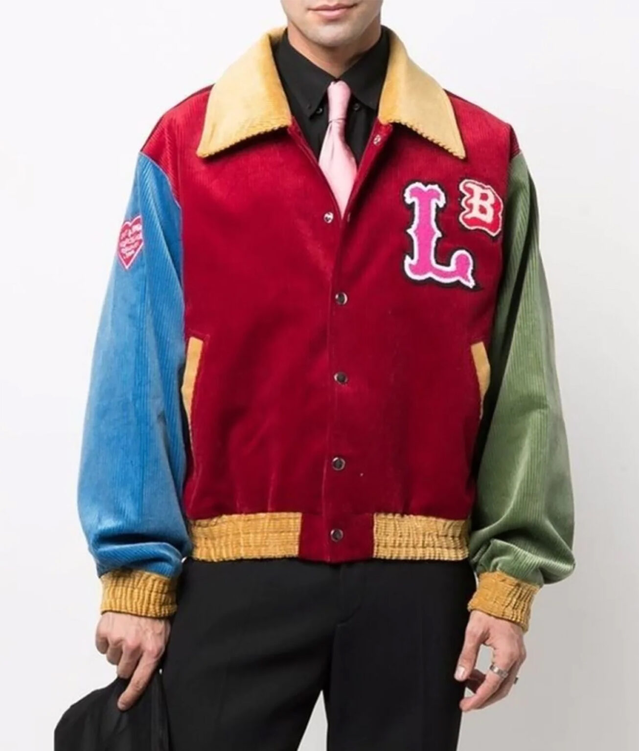 Loverboy Jacket | Color Block Varsity Jacket