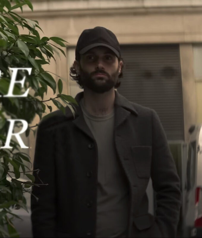 Joe Goldberg (Penn Badgley) You Season 4 Black Short Coat | NYC Jackets
