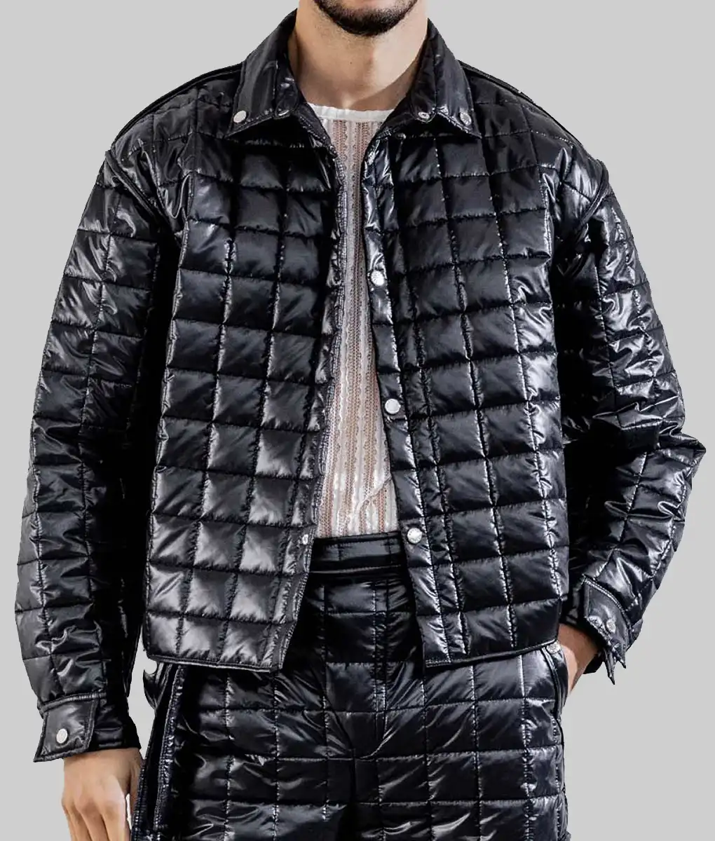 WWE Seth Rollins Black Quilted Jacket | NYC Jackets