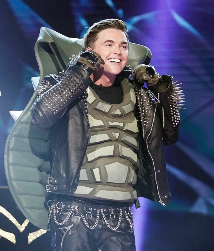 Jesse McCartney The Masked Singer S03 Jacket - Turtle Jacket With Spikes