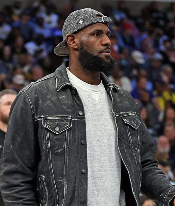 LeBron James Black Denim Jacket | NYC Jackets