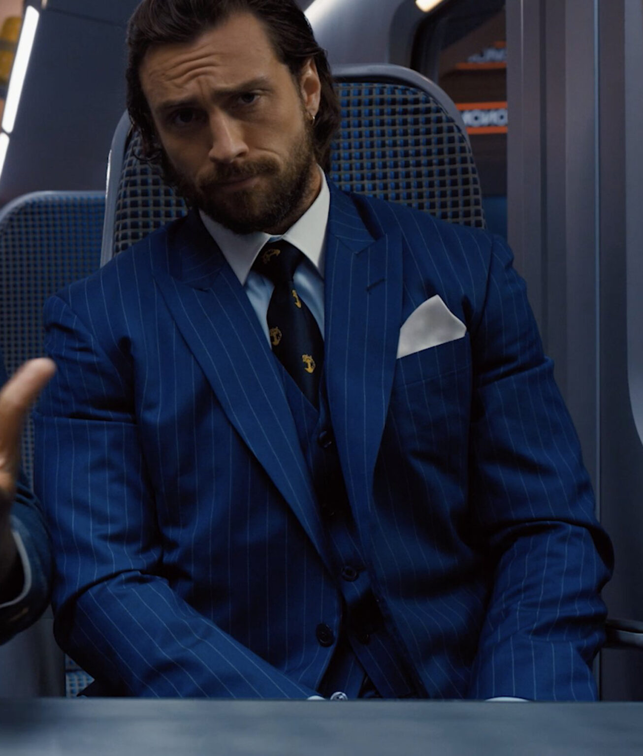Bullet Train Blue Suit