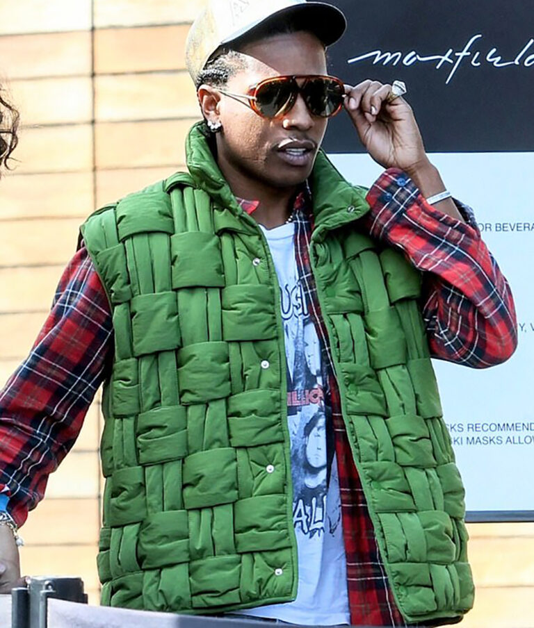 American Rapper A$AP Rocky Vest | NYC Jackets