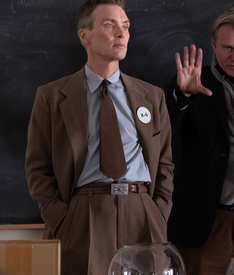 Oppenheimer - Cillian Murphy Oppenheimer Brown Blazer