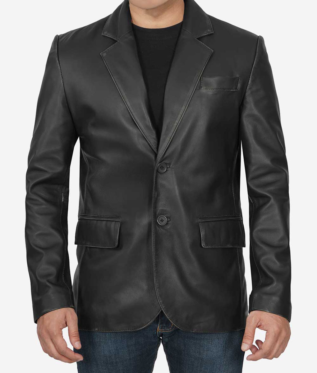 Men's Leather Blazers | Leather Blazers for Men | NYC Jackets
