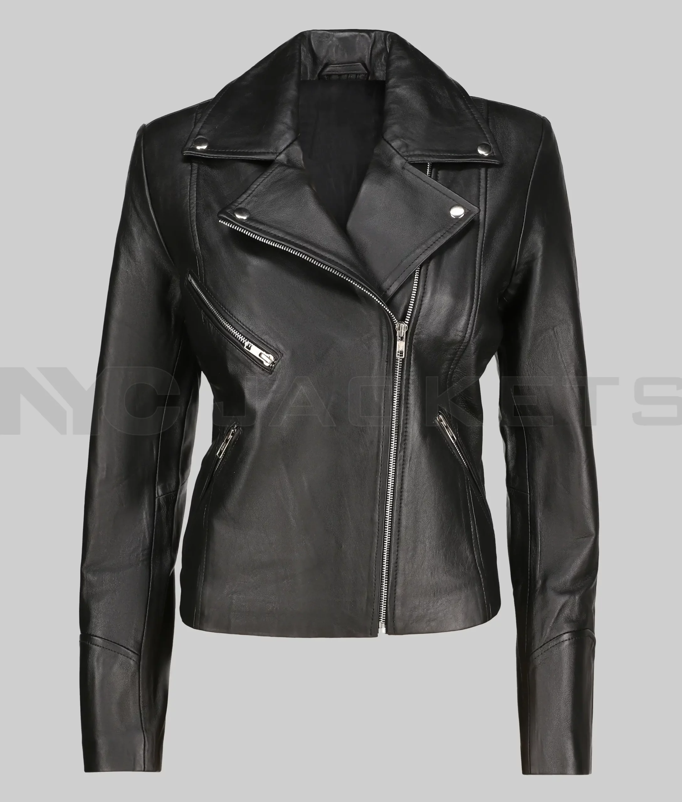 Emma Watson Black Leather Jacket | NYC Jackets