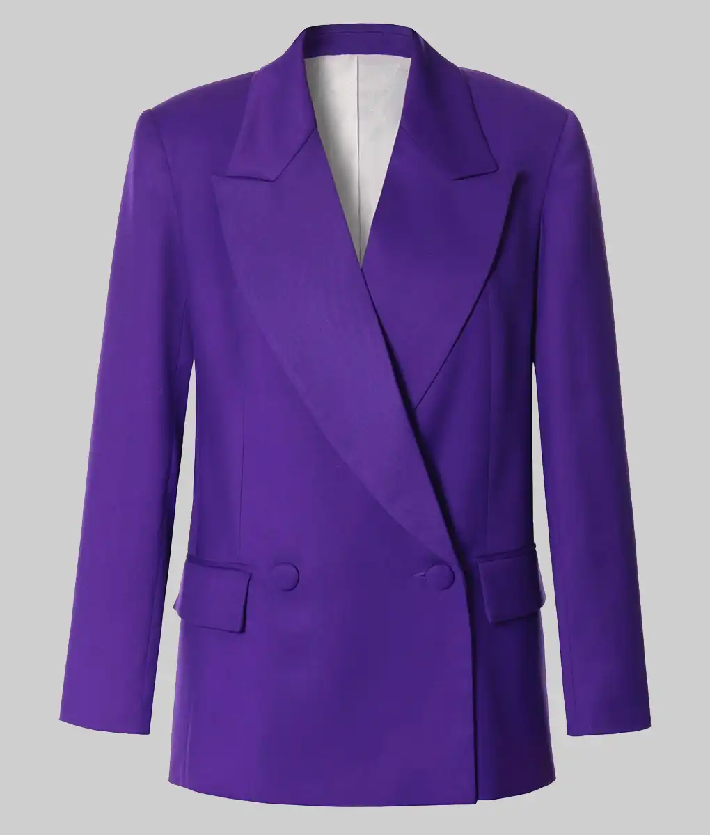 Jessica Alba Purple Blazer | NYC Jackets