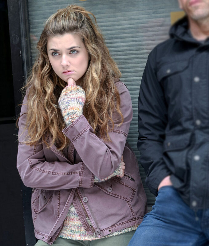 The Punisher TV Series - Giorgia Whigham (Amy) Purple Jacket