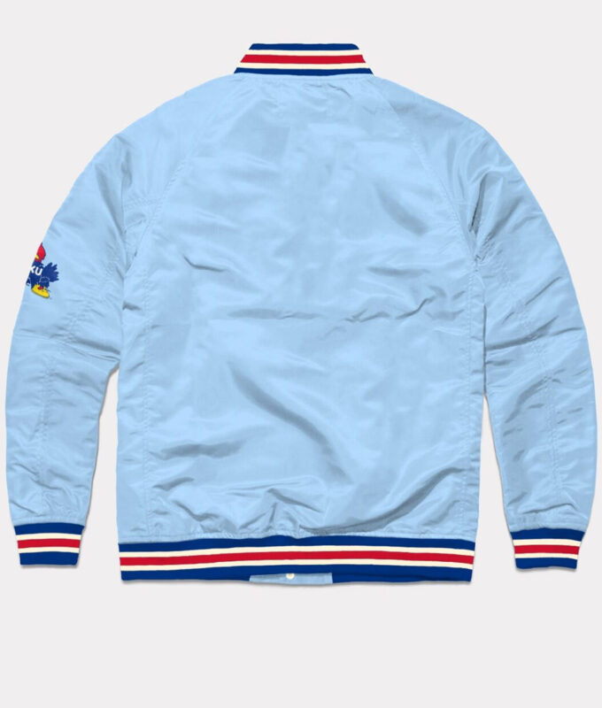 Jayhawks Sky Blue Varsity Jacket | NYC Jackets