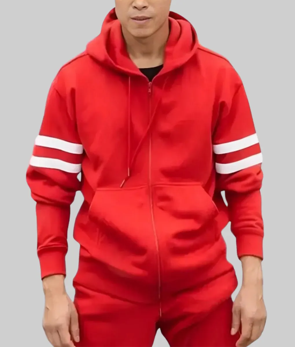 The Uncanny Counter Red Tracksuit | NYC Jackets