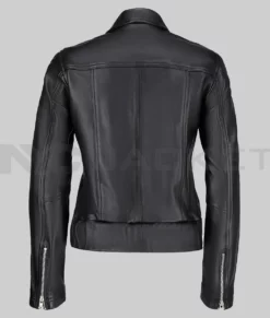 Marina Bow Leather Jacket