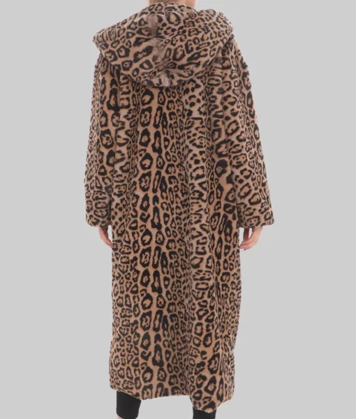 Rihanna Leopard Faux Fur Coat - Rihanna Faux Fur Leopard Print Coat ...