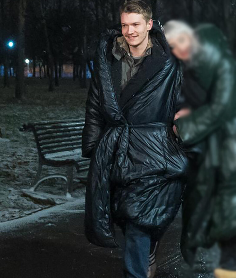 Connor Storrie April X Baxter Black Long Coat | NYC Jackets