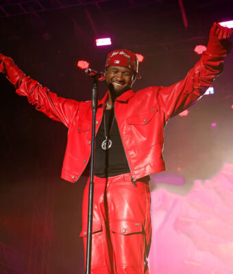 Usher The Roots Picnic 2023 Red Leather Jacket | NYC Jackets