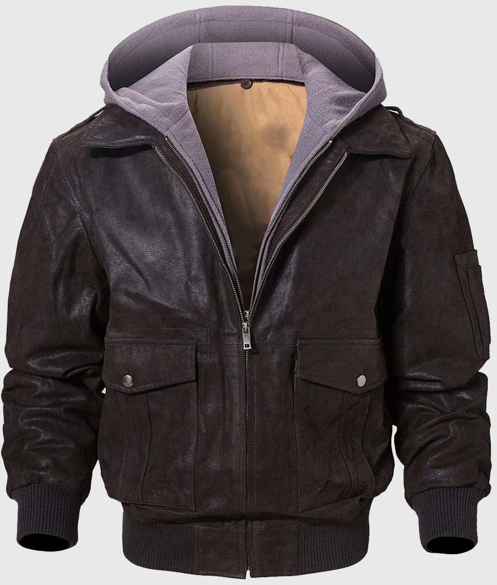 Mens Hooded Jackets | Buy Men's Leather Hooded Jackets Online | NYC Jackets