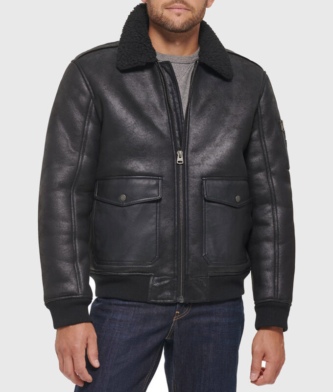 Men's Leather Bomber Jackets | 100% Real Leather Bomber Jackets for Men ...