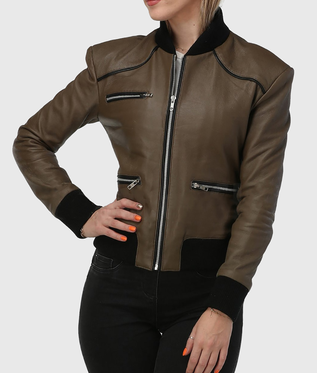 Women's Cafe Racer Jackets | Leather Cafe Racer Jackets For Women | NYC ...