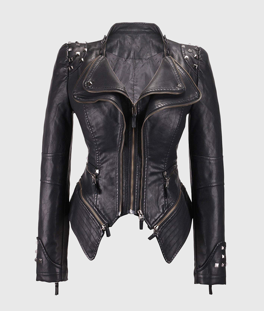 Women's Double Rider Jackets | Women's Rider Leather Jackets | NYC Jackets