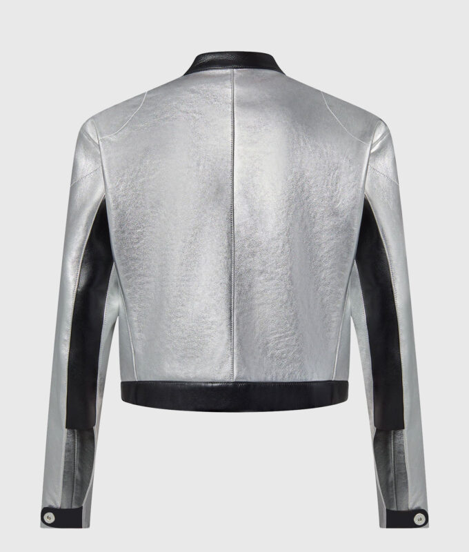 Dawn Staley Silver Jacket | March Madness Leather Jacket | NYC Jackets