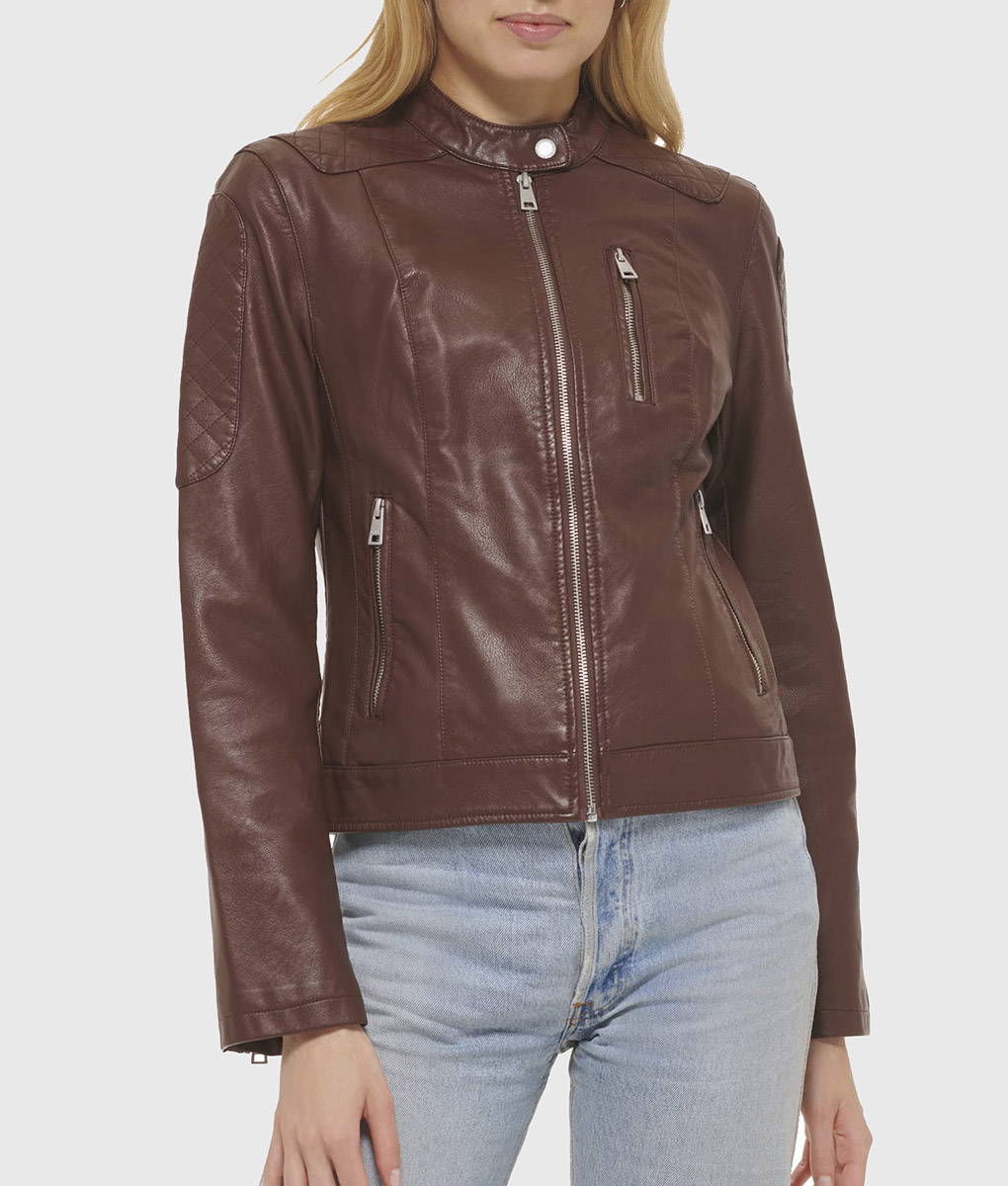 Women's Cafe Racer Jackets | Leather Cafe Racer Jackets For Women | NYC ...