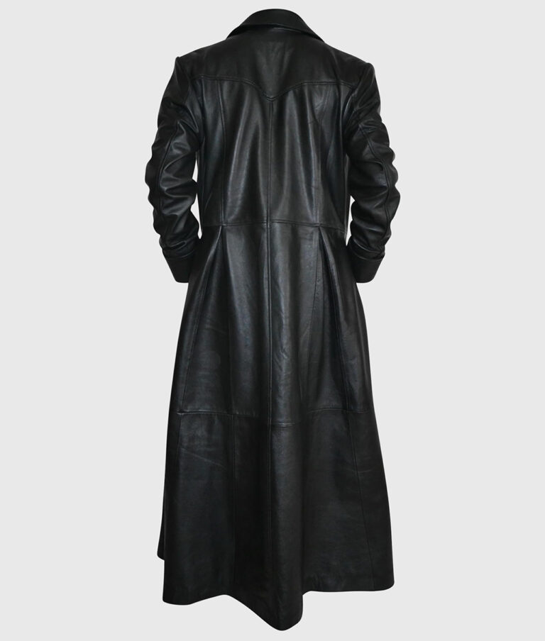 The Crow Eric Draven aka Brandon Lee Black Real Leather Long Coat | NYC ...