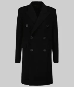 Tristan "The Talisman" Tate Black Wool Coat | NYC Jackets