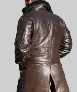 Tristan "The Talisman" Tate Brown Leather Shearling Coat | NYC Jackets