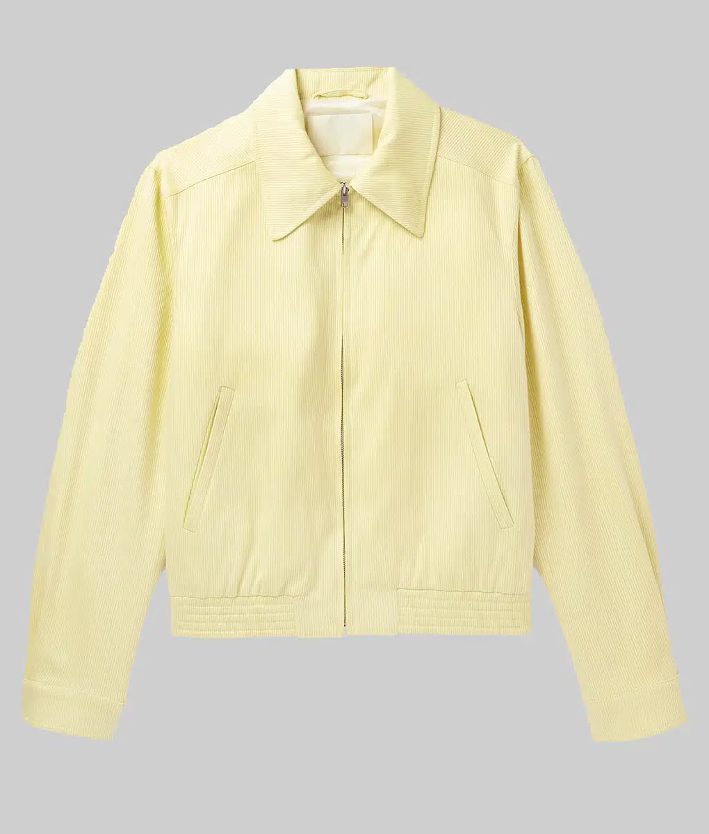 Brad Pitt Yellow Bomber Jacket | NYC Jackets