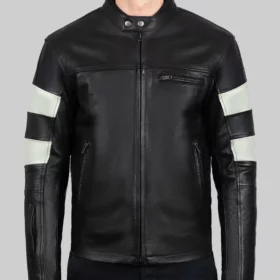 Keanu Reeves Black Leather Biker Jacket | NYC Jackets