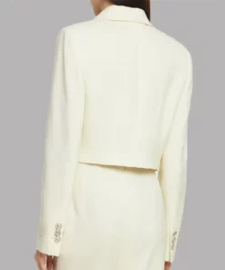 Republican National Convention Ivanka Trump White Button Up Cropped Jacket