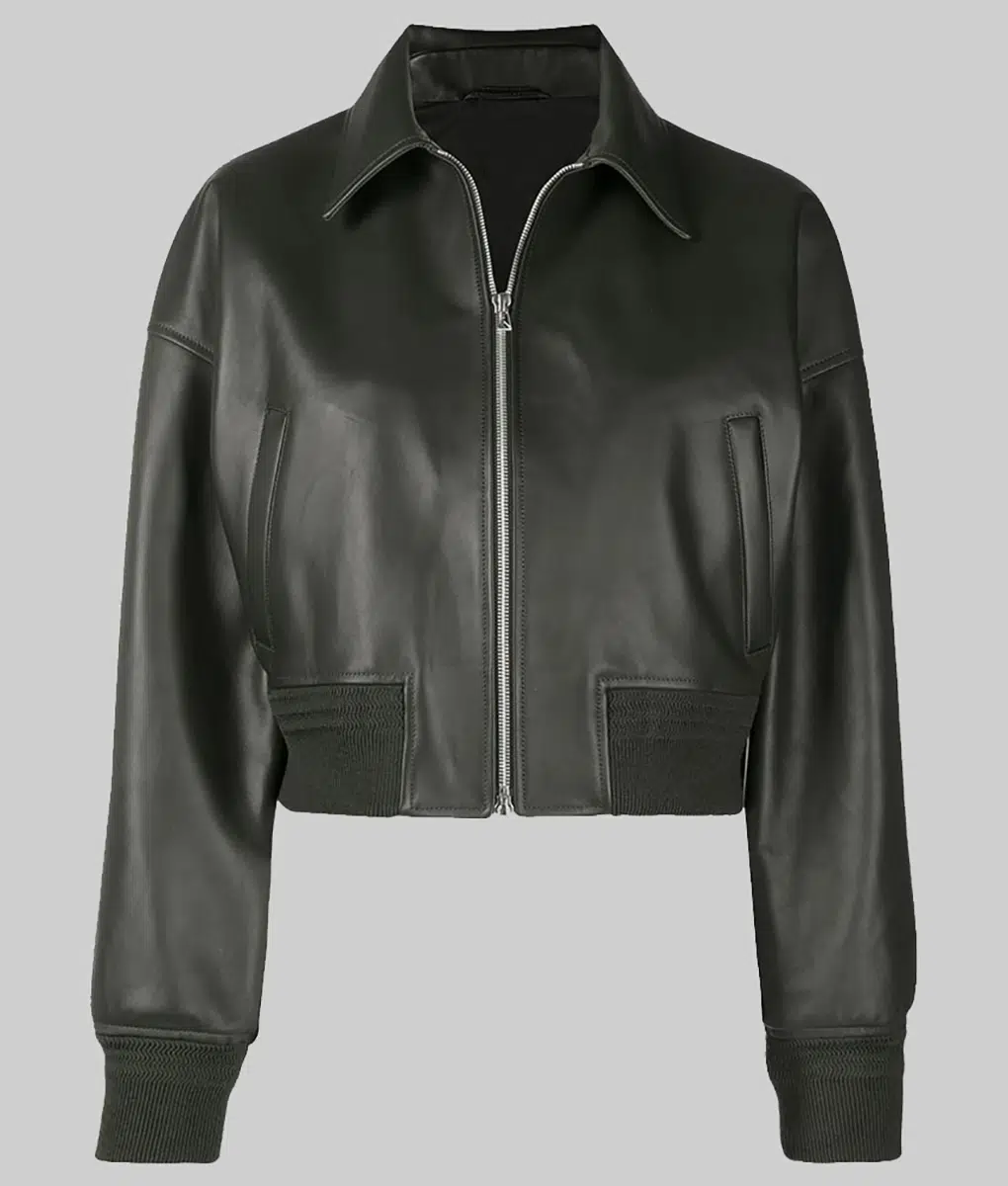 Criminal Minds Andrea Joy Cook (Jennifer Jareau) Cropped Black Leather ...