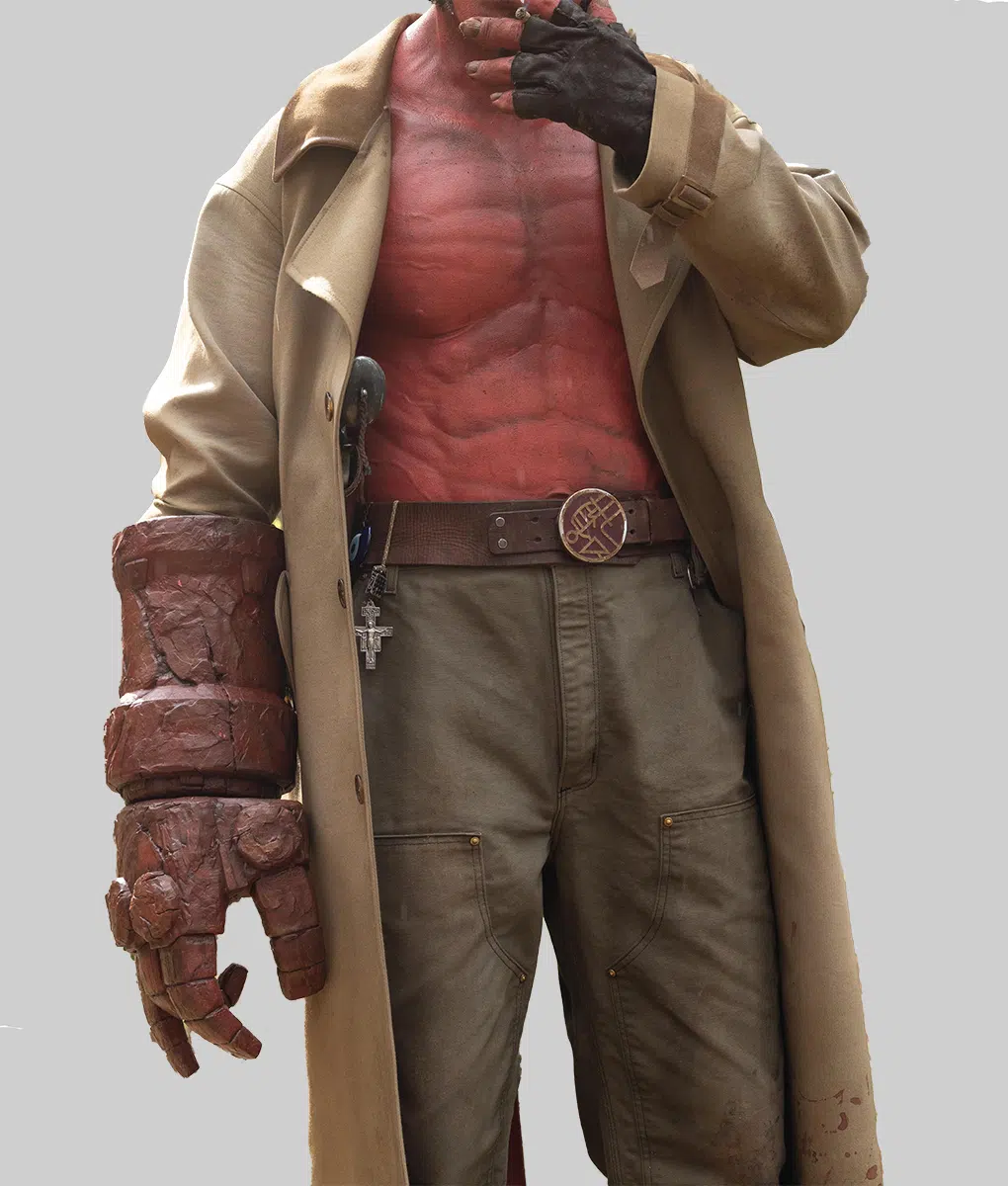 Hellboy The Crooked Man Cotton Trench Coat - NYC Jackets