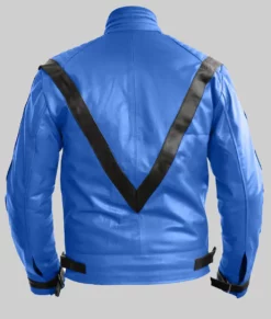 Michael Jackson Thriller Blue Leather Jacket | NYC Jackets