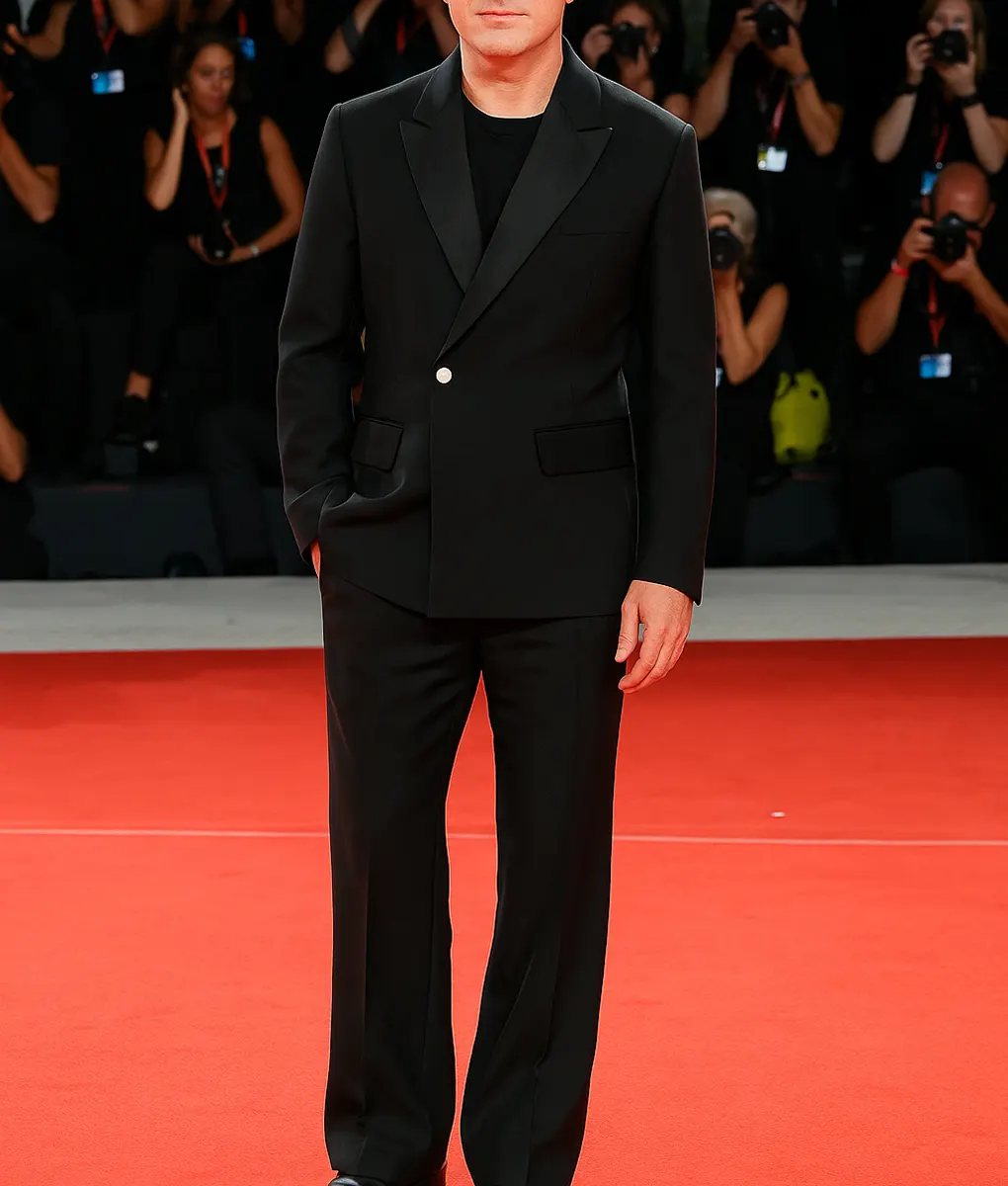 Venice Film Festival Brad Pitt Wrap Sport Black Blazer | NYC Jackets