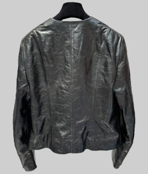 Elizabeth Olsen Black Leather Jacket | NYC Jackets