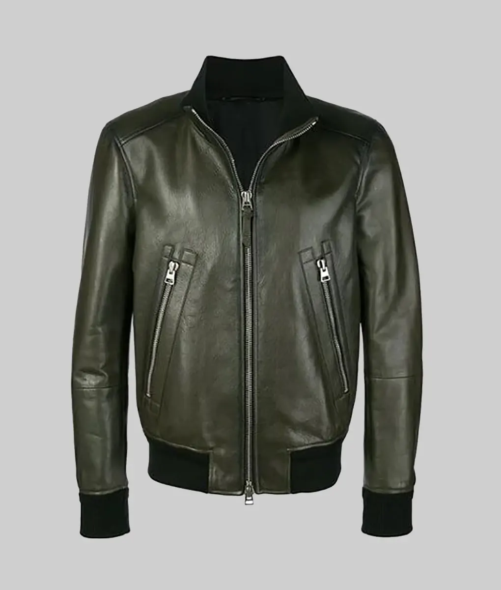 Ed Sheeran Leather Bomber Jacket | NYC Jackets