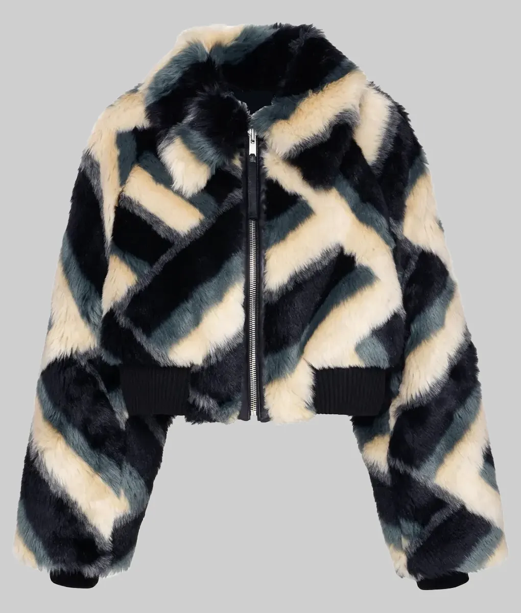 High Potential Kaitlin Olson Fur Jacket | NYC Jackets