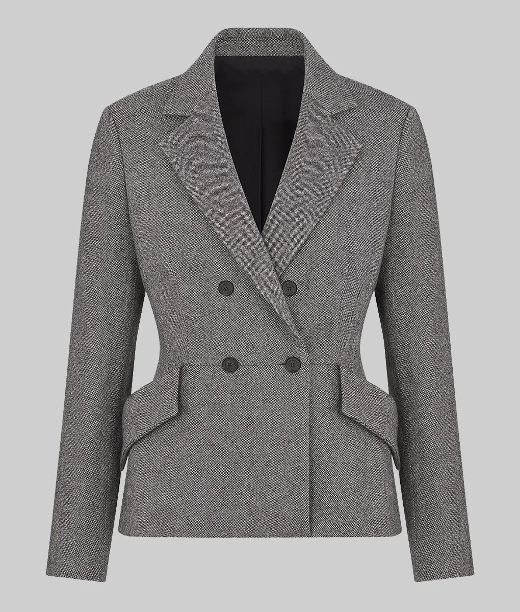 Melania Grey Wool Jacket | NYC Jackets